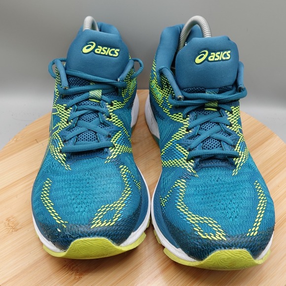Asics | Shoes | Asics Shoes Mens Blue Yellow Gel Nimbus 20 Running ...